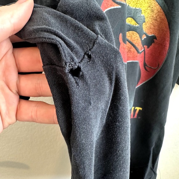 Optima | Shirts | Vtg 9s Mortal Kombat Video Game Promo Shirt Xl | Poshmark